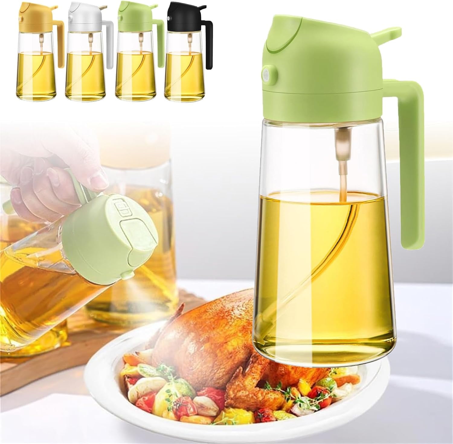 Kitchen Maiden 2 in 1 Oil Dispenser, Kitchenmaiden 2 in 1 ...