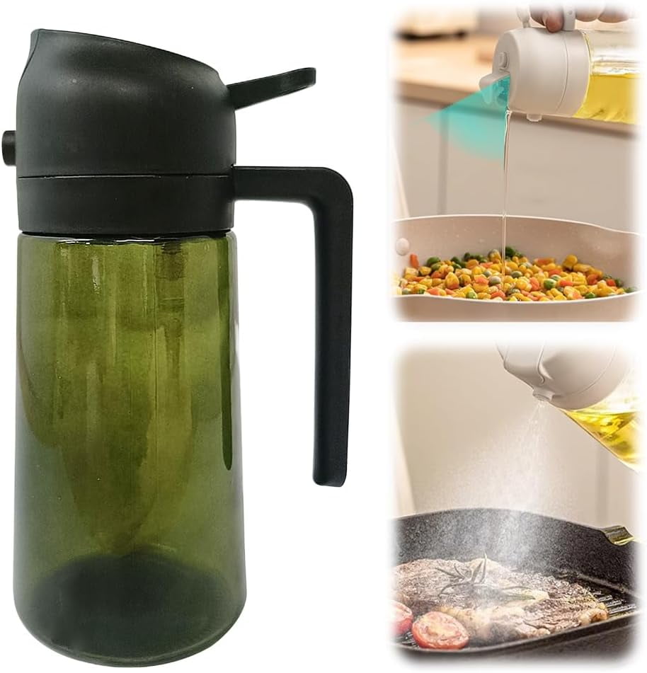 Kitchen Maiden 2 In 1 Oil Dispenser, 2025 New Kitchenmaiden 2-in-1 Oil ...