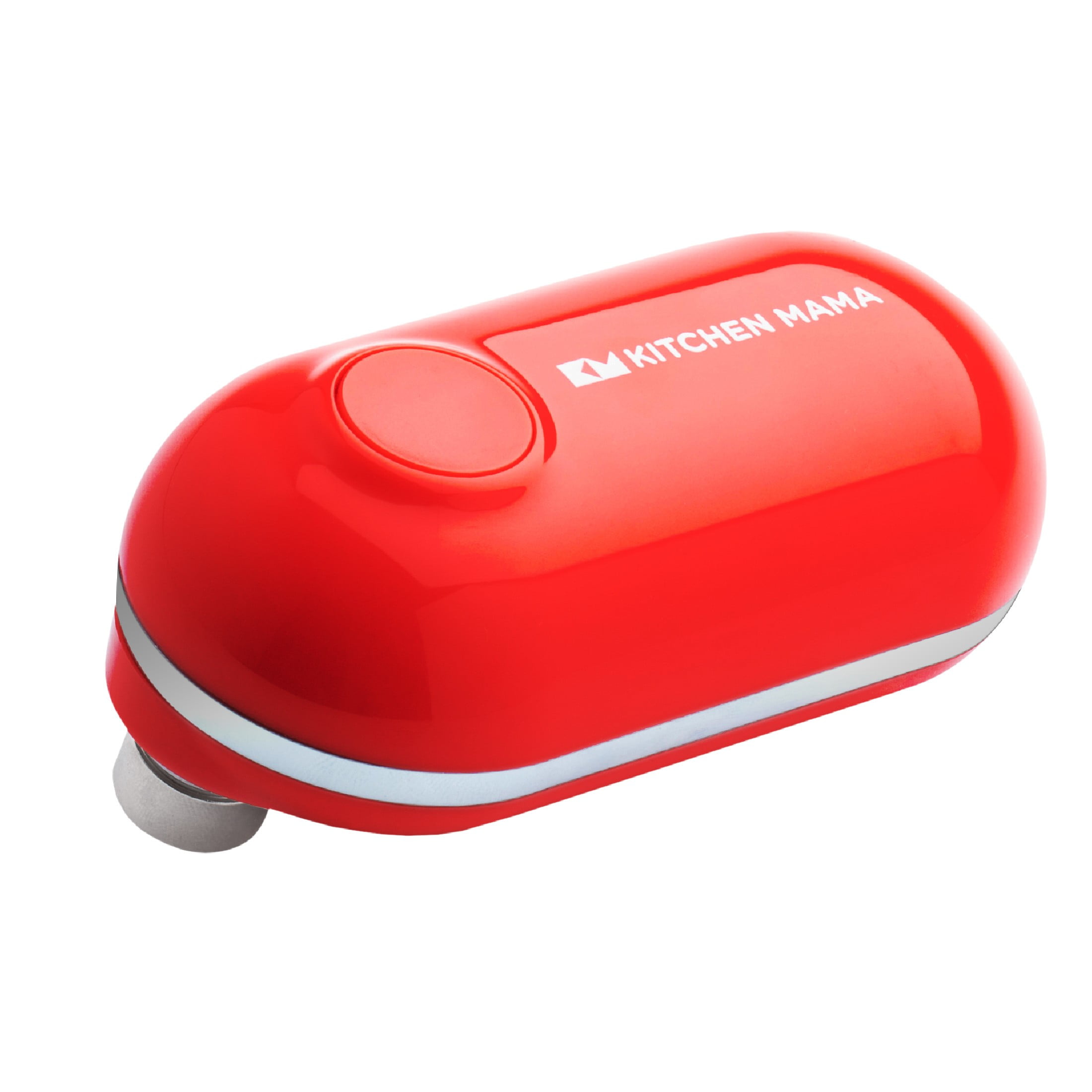 Kitchen Mama Mini Red Electric Can Opener - Battery Operated, Compact ...