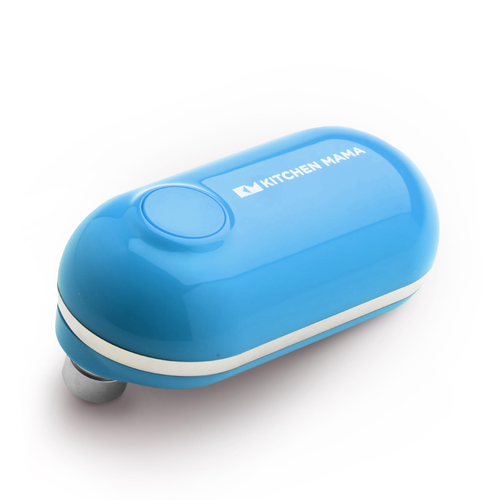 Kitchen Mama Mini Electric Can Opener Smooth Edge: Opens Can with One ...