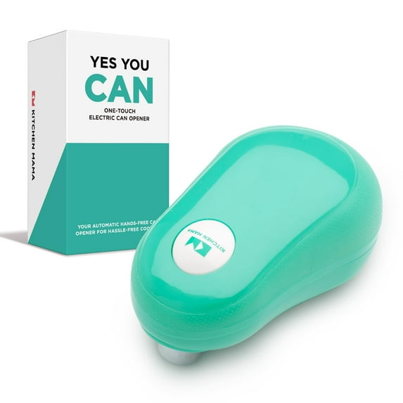 Kitchen Mama One Touch Electric Can Opener: Opens Cans with One Button ...