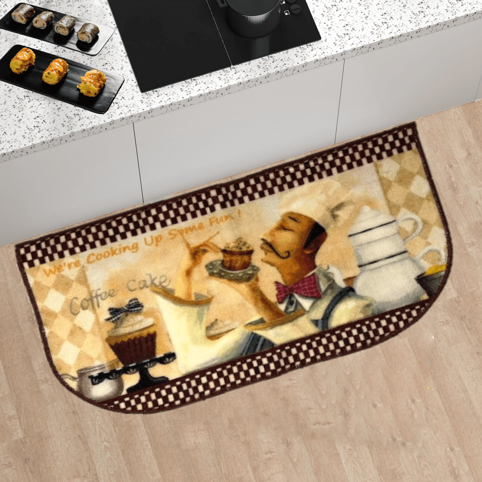 Kitchen Mat 18 x 30 Style : Chef# D13 by Catalina Home 100% Nylon ...