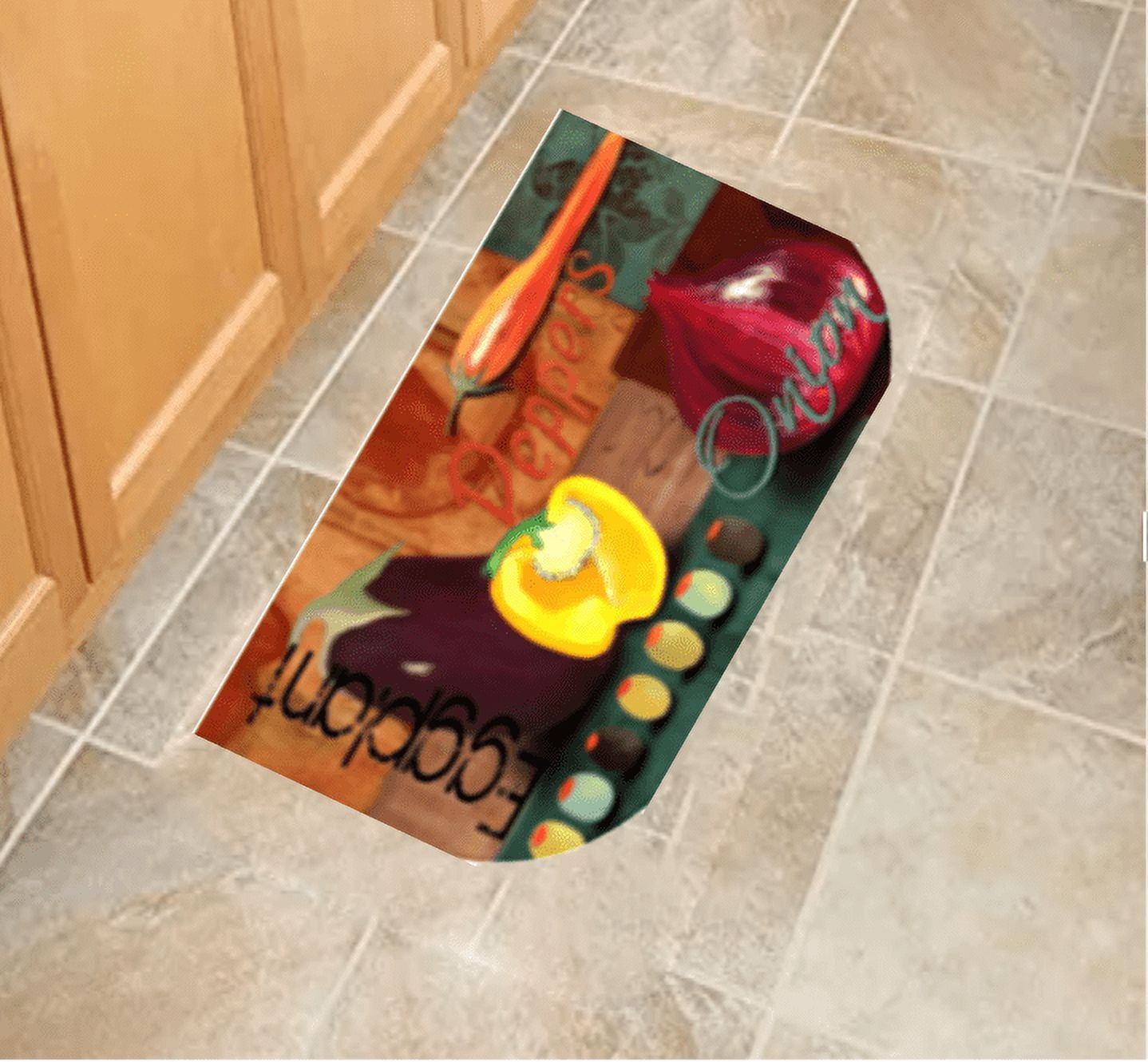 Kitchen Mat 18 x 30 Style : Vegetables# D14 by Catalina Home 100% Nylon ...