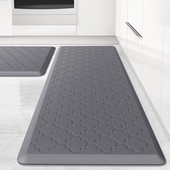 Kitchen Mat [2 PCS] Cushioned Anti-Fatigue Floor Mat, Waterproof Non ...