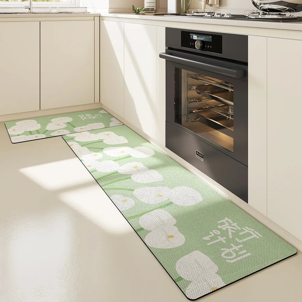 Kitchen Mat Anti Slip Doormat Kitchen Rugs Floor Carpet Long Hallway ...