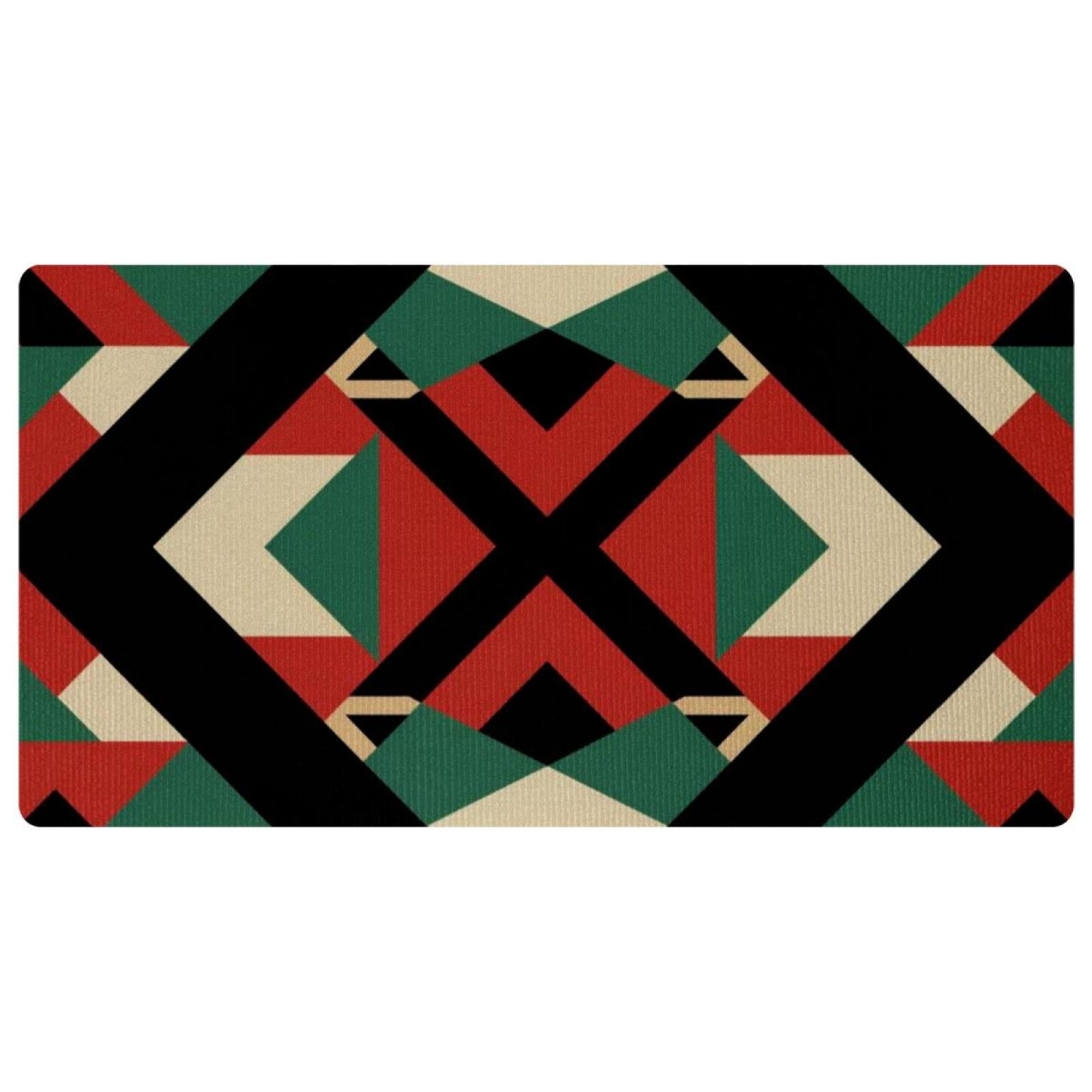 Kitchen Mat Cushioned Anti Fatigue, Abstract Art Patterns Cushioned ...