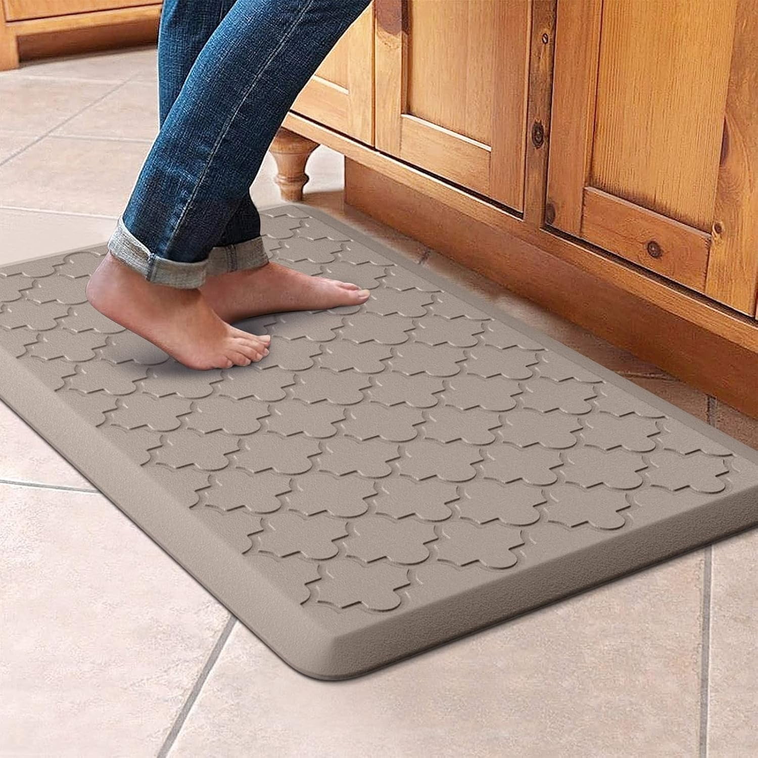 Kitchen Mat Cushioned Anti Fatigue Floor Mat,17.3"x28", Thick Non Slip ...