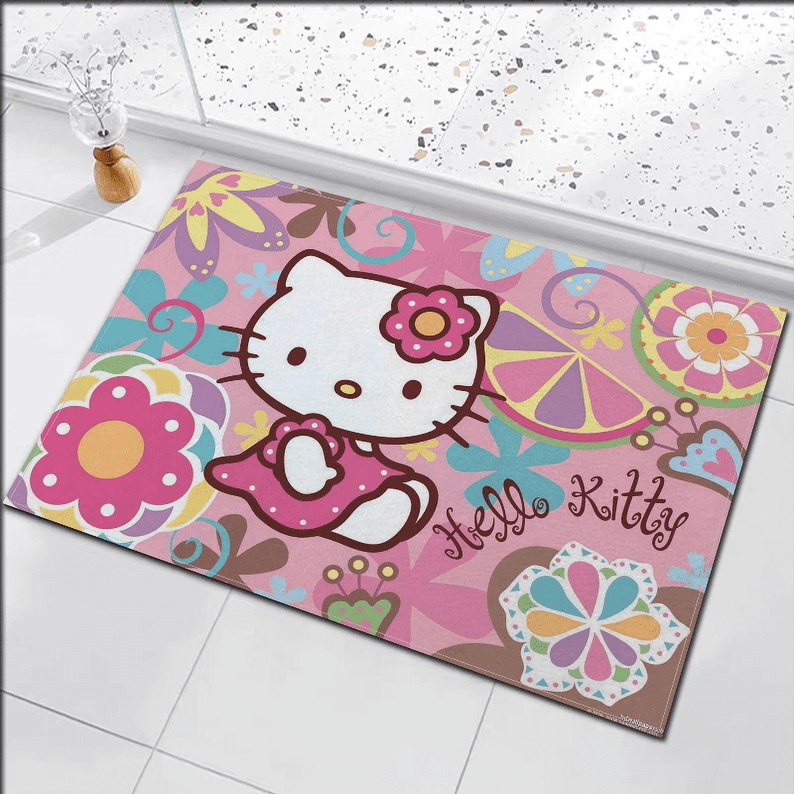 Kitchen Mat Hello Kitty Bath Mats Interior Entrance Carpet Area Rug ...