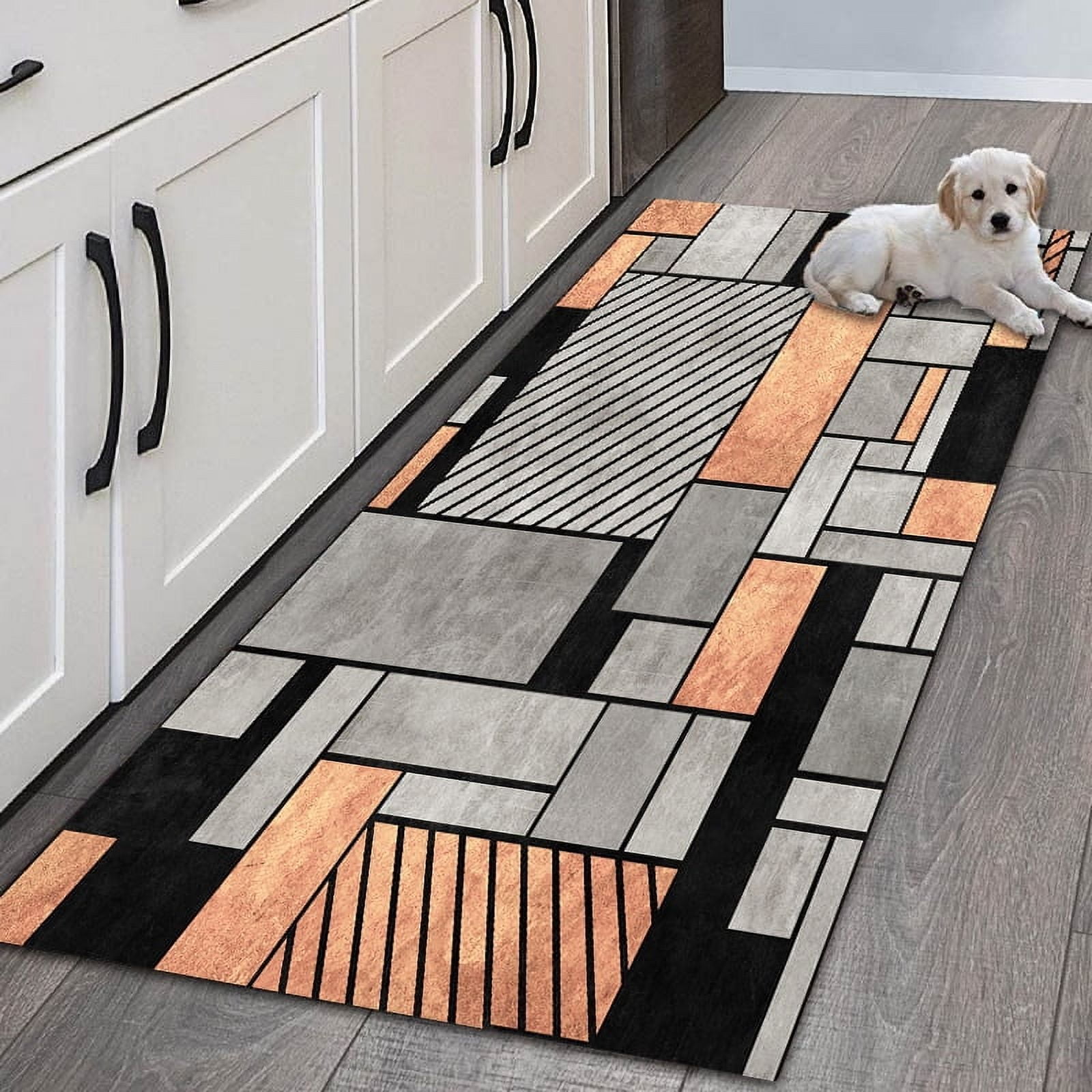 Kitchen Mat Home Entrance Doormat Bathroom Washable Modern Living Room ...