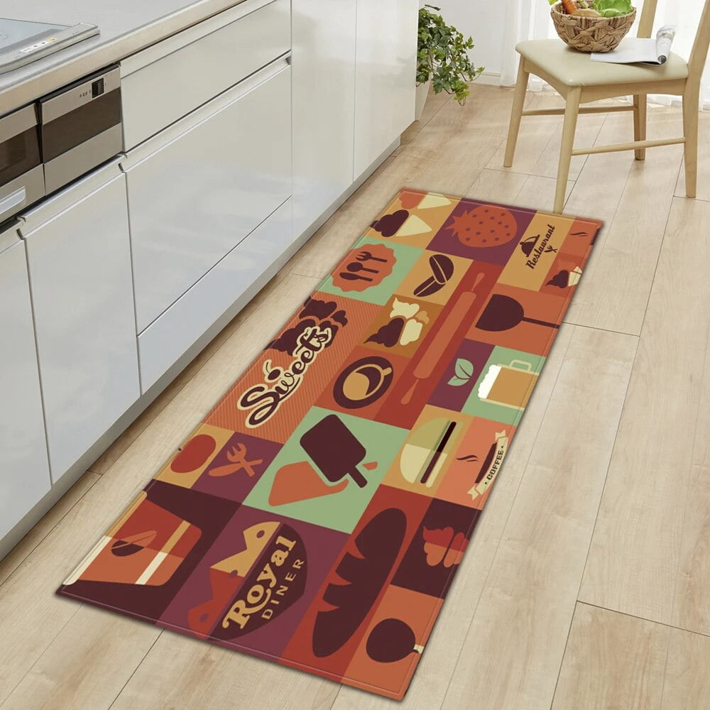 Kitchen Mat Home Hallway Entrance Doormat Living Room Bedroom Kids ...