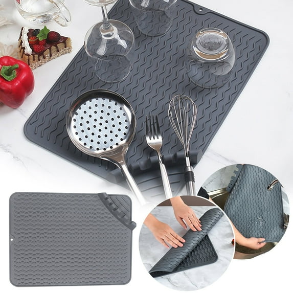 Kitchen Mat Sink Counter Protection Non-Slip Waterproof Spill ...