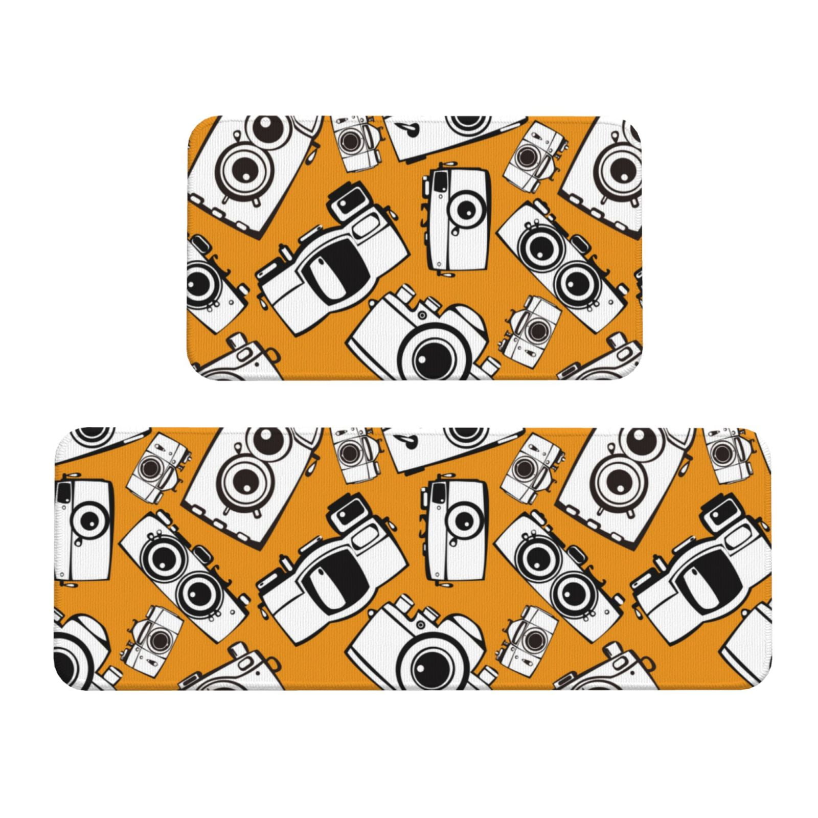 Kitchen Mats for Floor 2 Piece - line camera Anti Fatigue Mats for ...