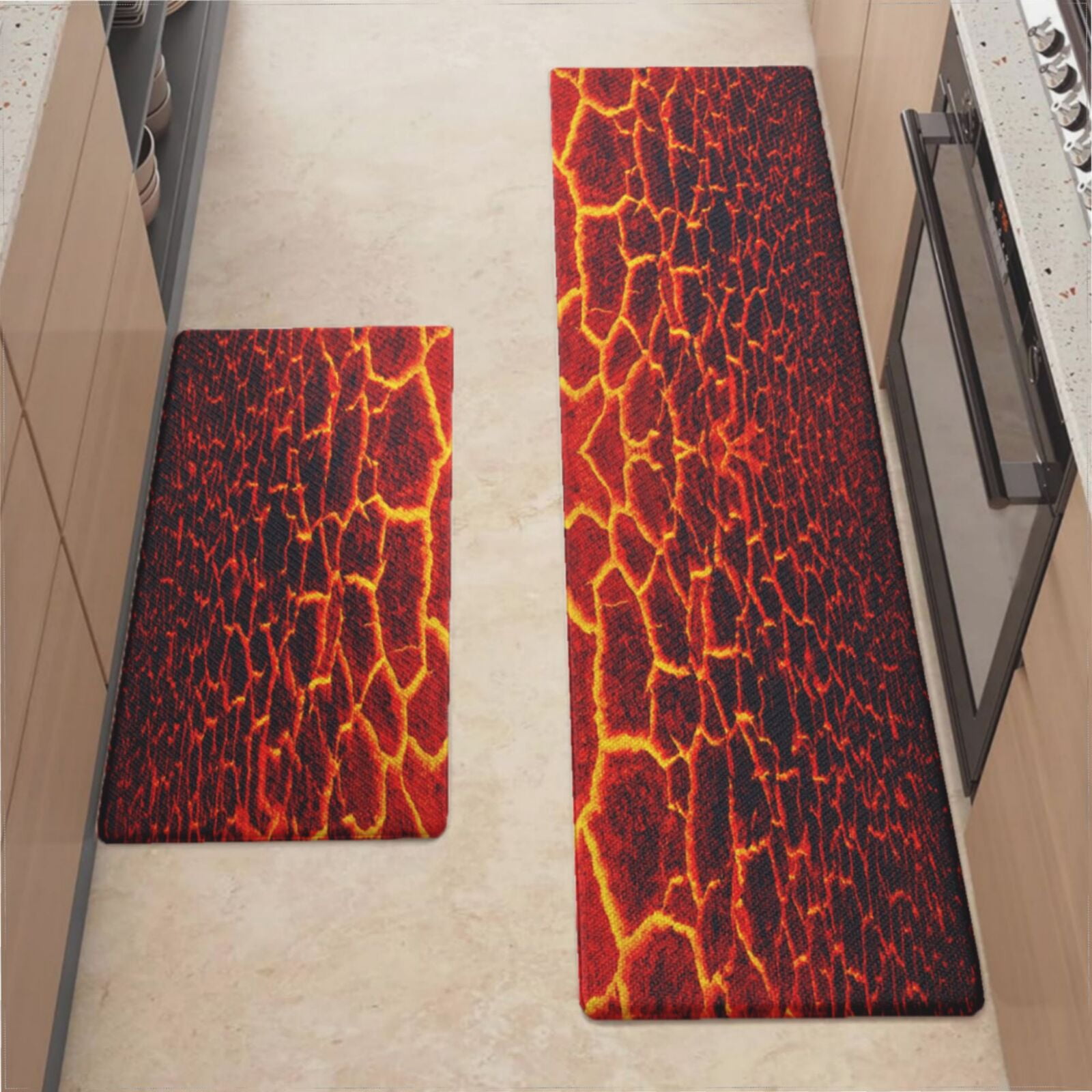 Kitchen Mats For Floor,Active Lava Kitchen Rug For Kitchen ,Laundry ...
