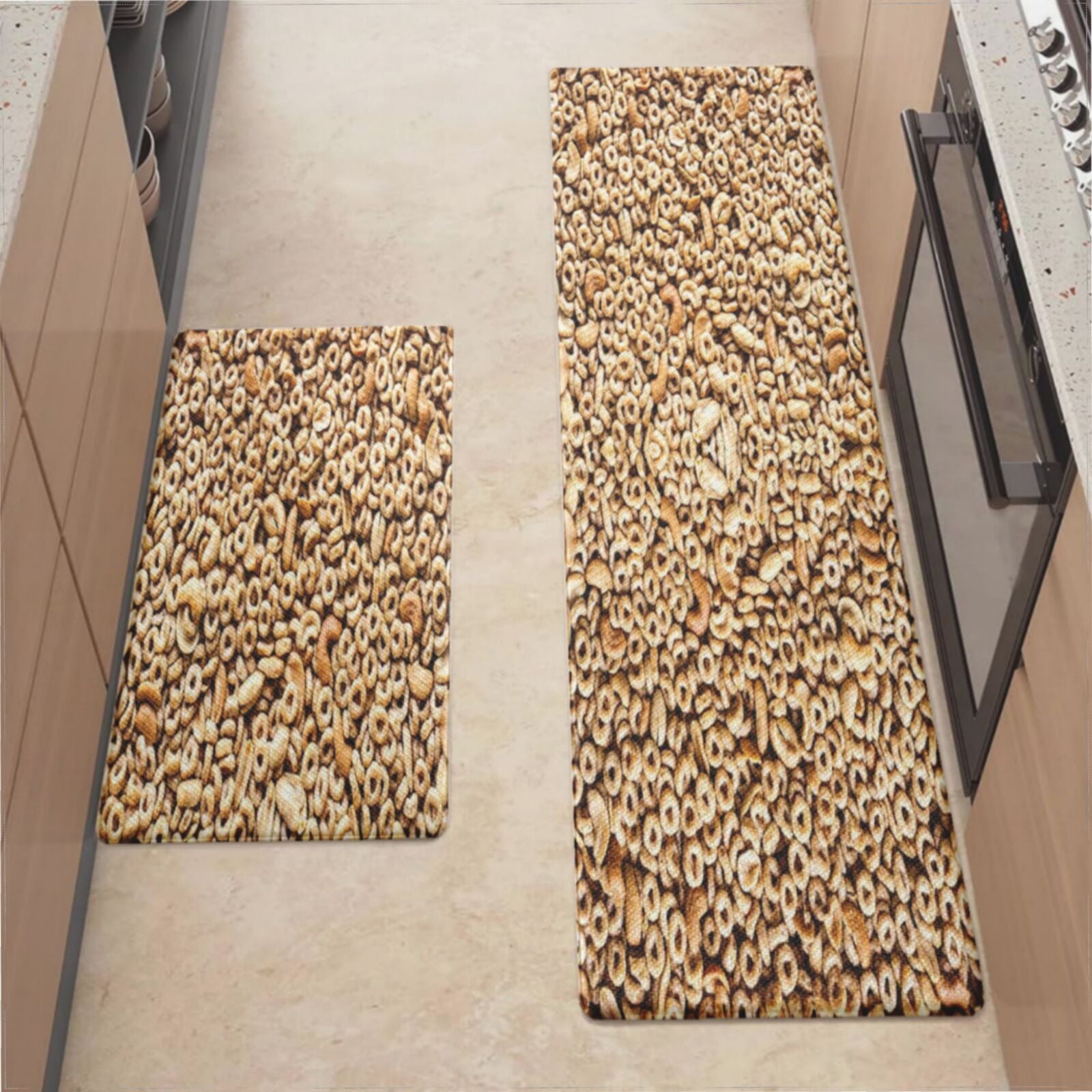 Kitchen Mats For Floor,Beige Oat Cereal For A Healthy Cereal Kitchen ...