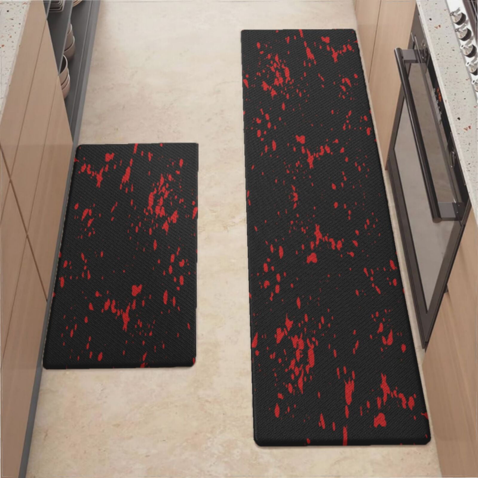 Kitchen Mats For Floor,Blood Kitchen Rug For Kitchen ,Laundry,Office ...
