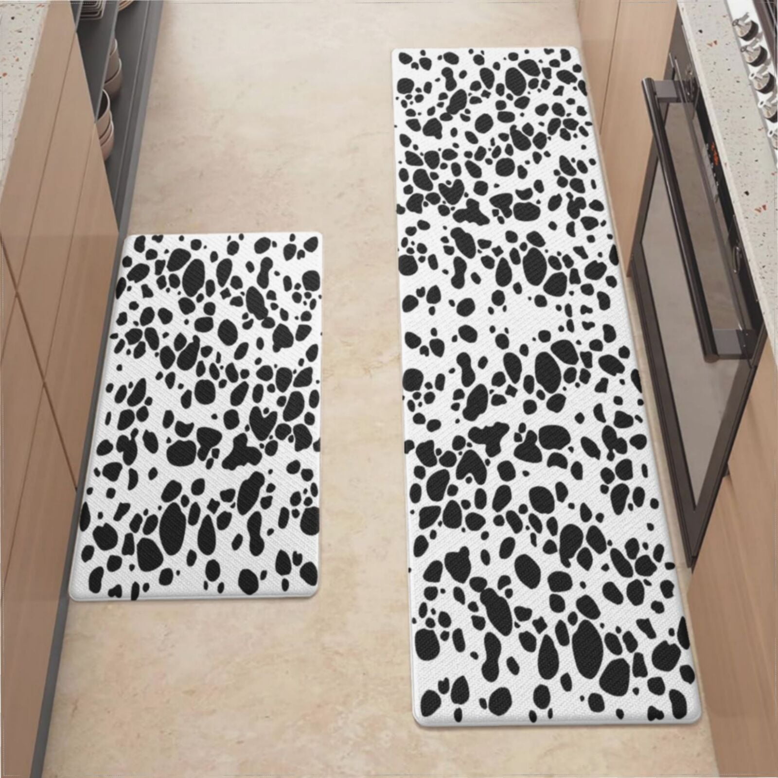 Kitchen Mats For Floor,Dalmatian Print Kitchen Rug For Kitchen ,Laundry ...
