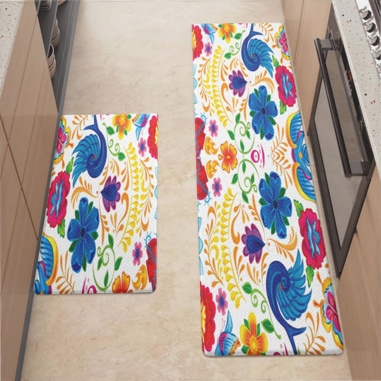 Kitchen Mats For Floor,Dia De Los Muertos Kitchen Rug For Kitchen ...