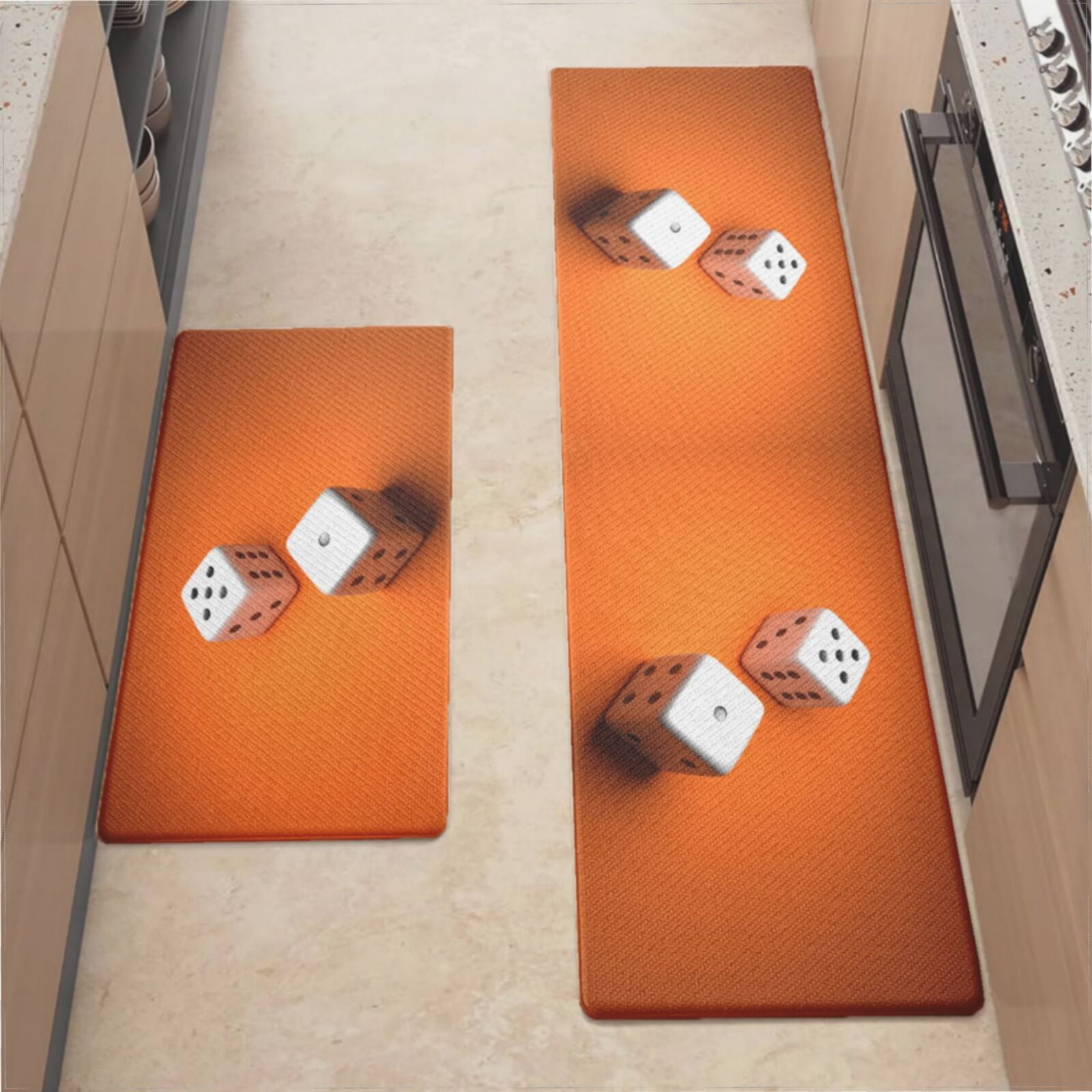 Kitchen Mats For Floor,Dice Kitchen Rug For Kitchen ,Laundry,Office ...