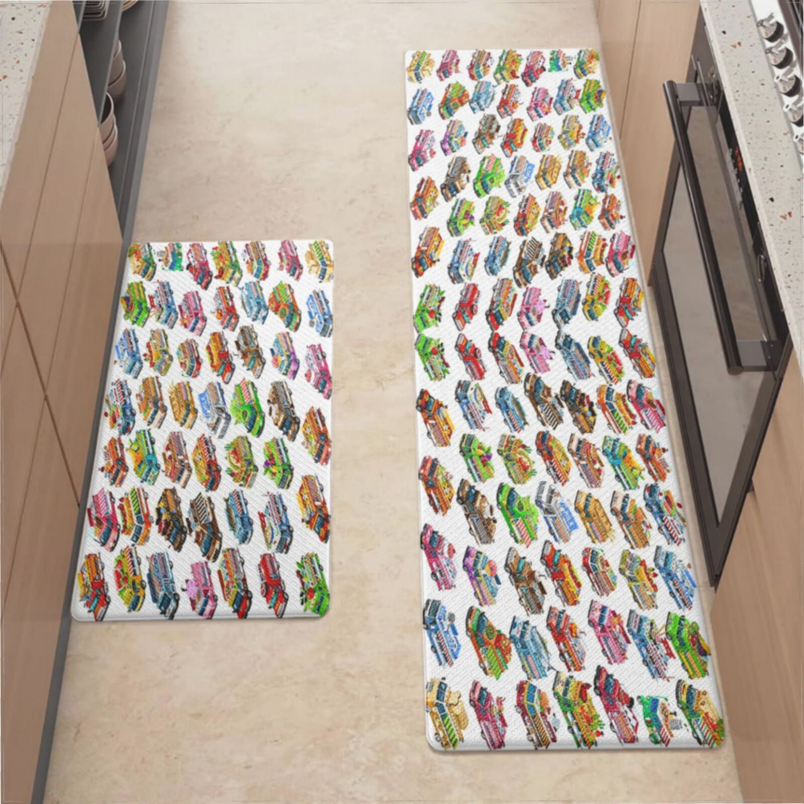 Kitchen Mats For Floor,Food Truck Take Away Kitchen Rug For Kitchen ...