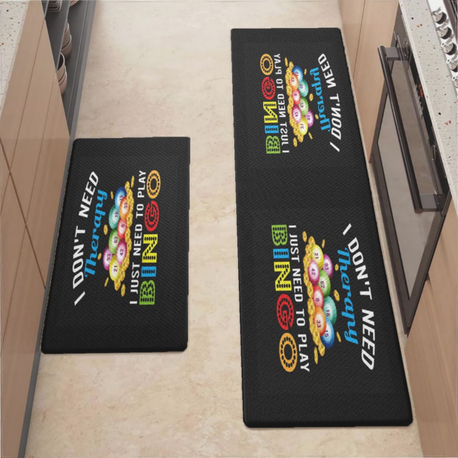 Kitchen Mats For Floor,I Just Need To Play Bingo Kitchen Rug For ...