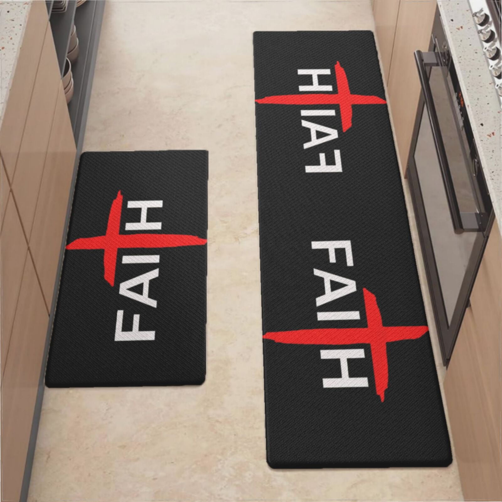 Kitchen Mats For Floor,Jesus Christian Faith Kitchen Rug For Kitchen ...