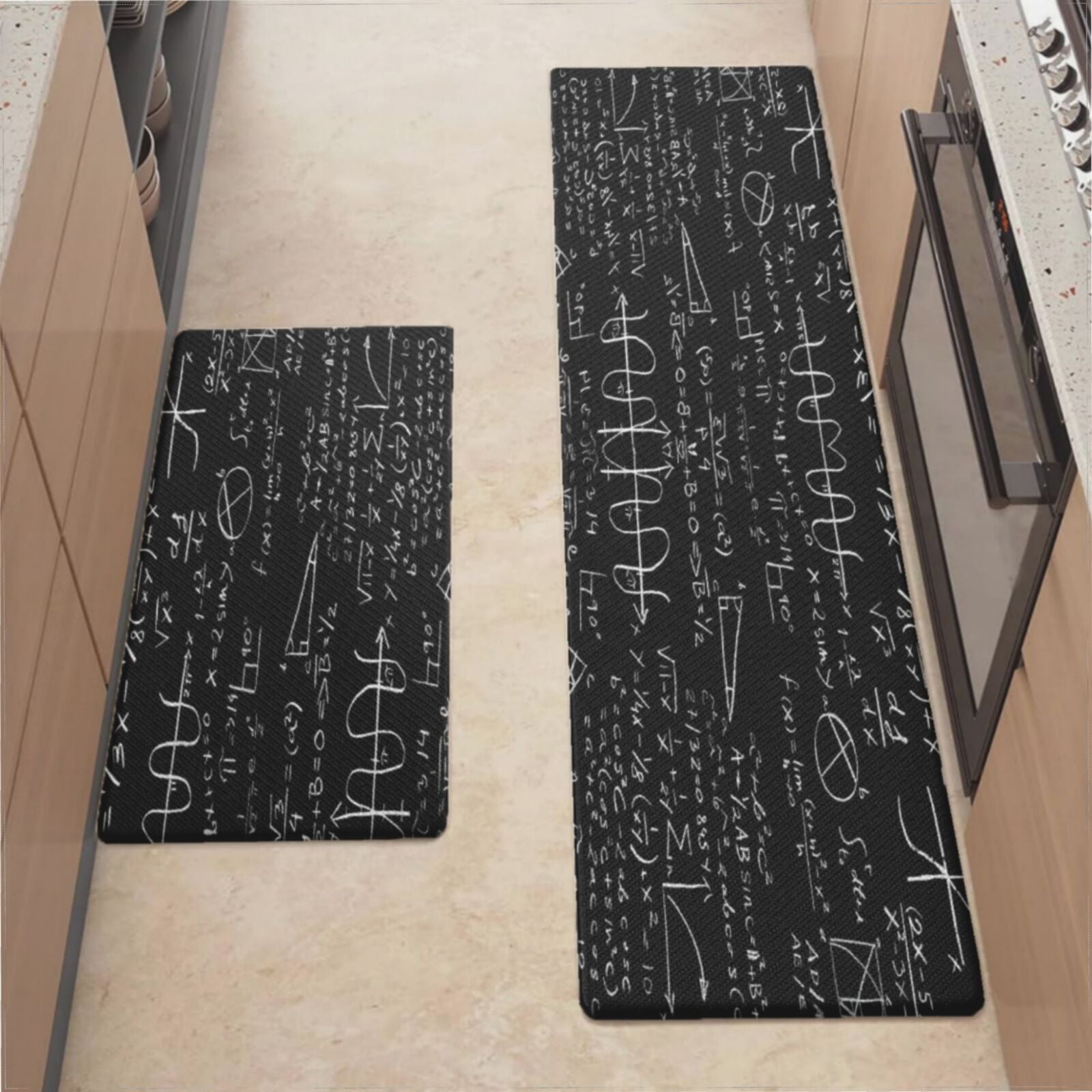 Kitchen Mats For Floor,Math Kitchen Rug For Kitchen ,Laundry,Office ...