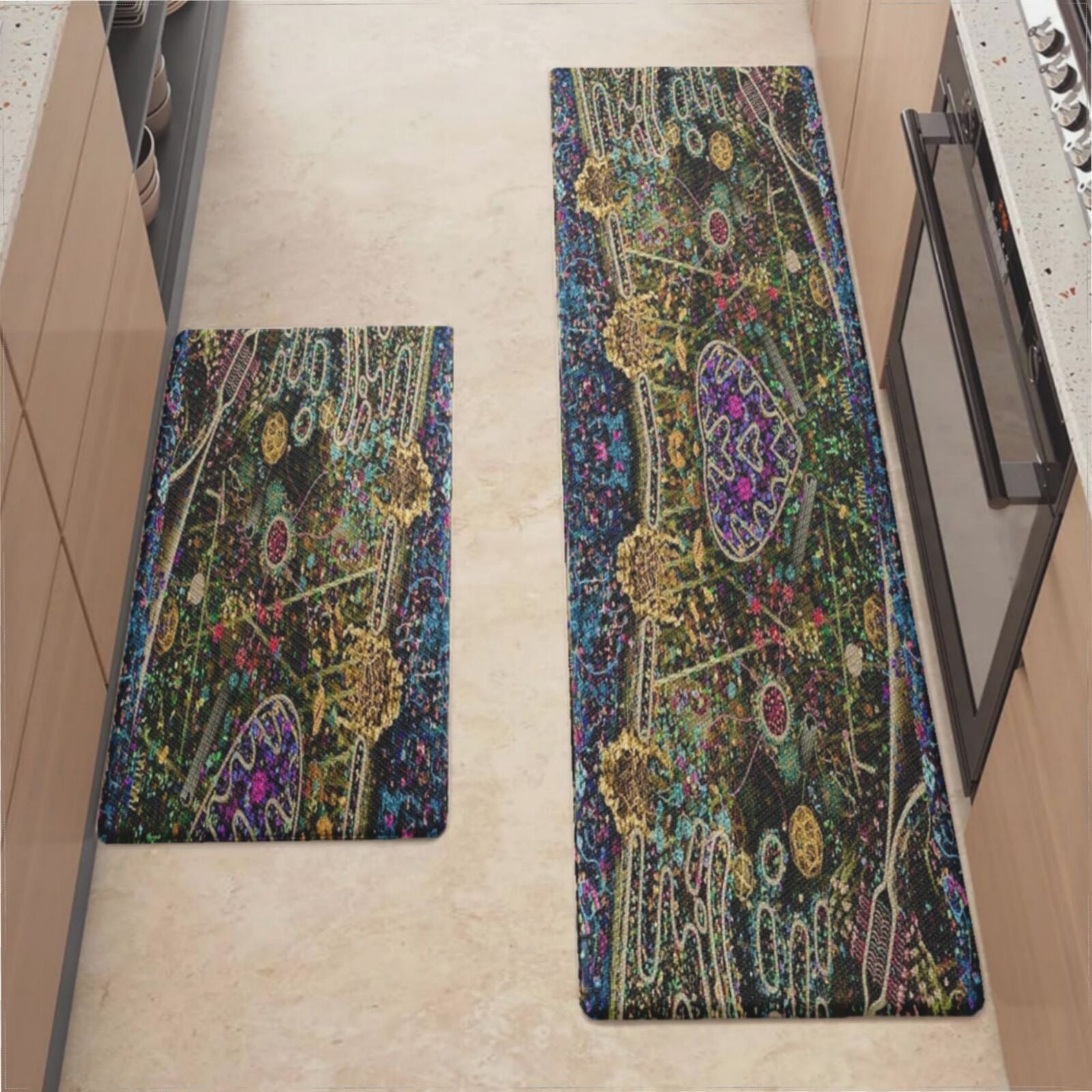 Kitchen Mats For Floor,Microscopic Organisms Cell Structure Cell ...