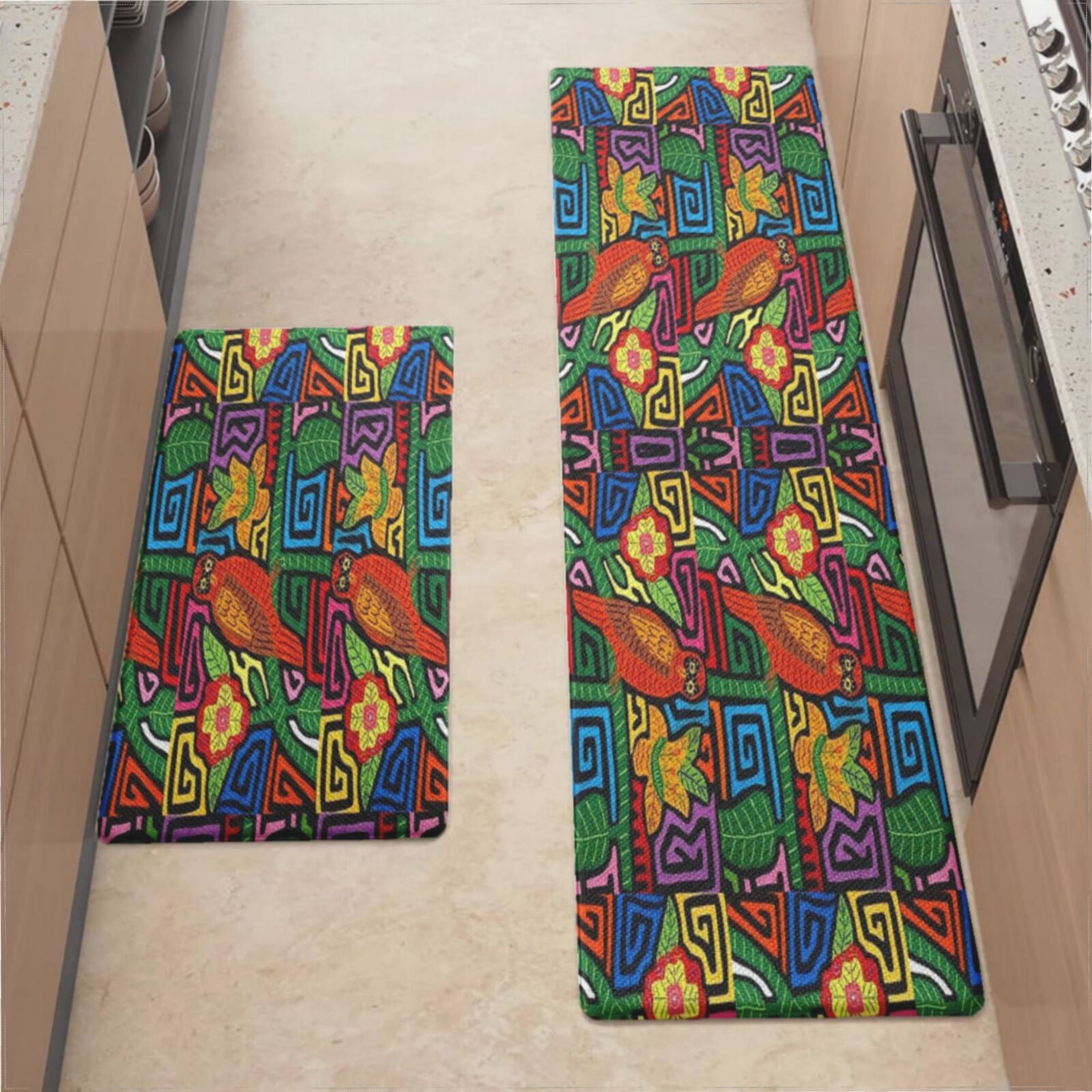 Kitchen Mats For Floor,Mola De Panama Mounted Kitchen Rug For Kitchen ...