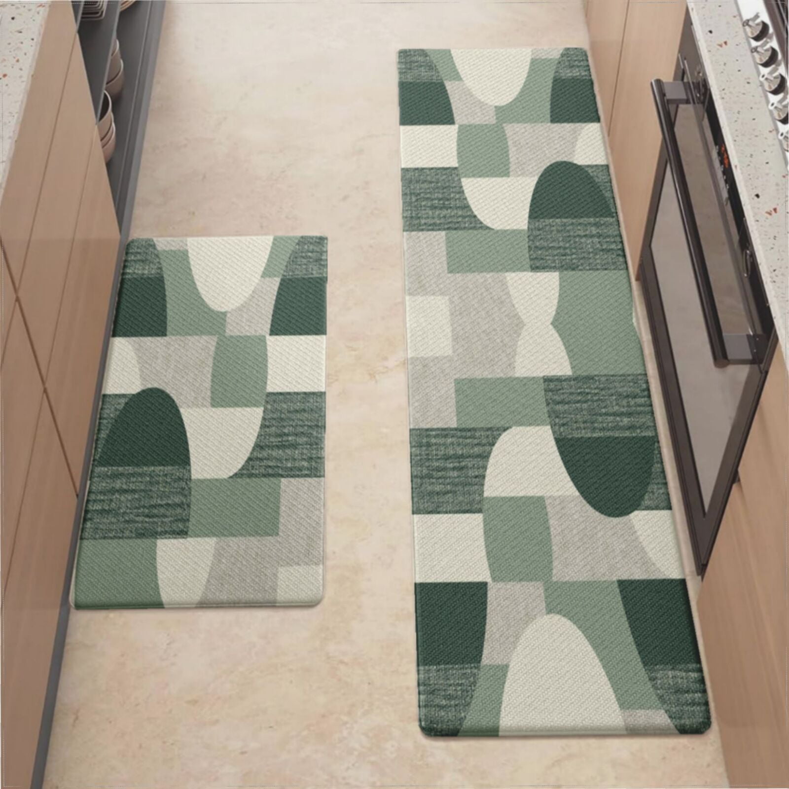 Kitchen Mats For Floor,Sage Green Kitchen Rug For Kitchen ,Laundry ...