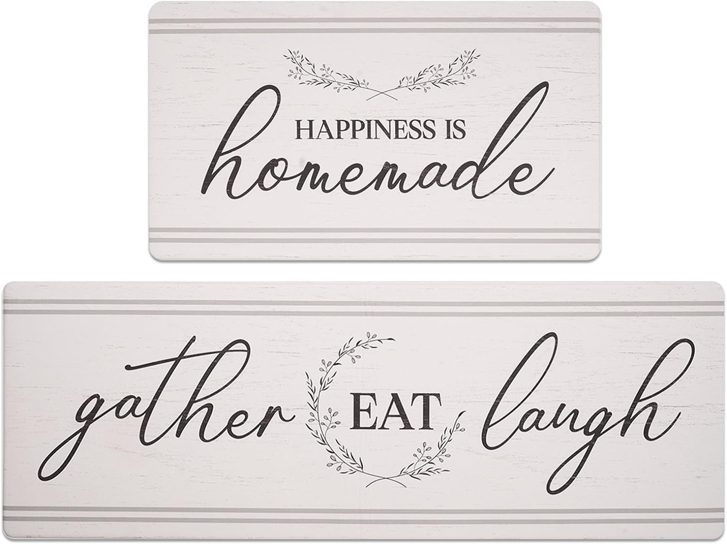 Kitchen Mats Sets 2 Piece Cushioned Anti-Fatigue Comfort Mat for Home ...