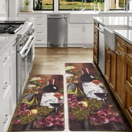 Home Decor Memory Foam Anti-Fatigue Kitchen Floor Mat,Streets of Old ...