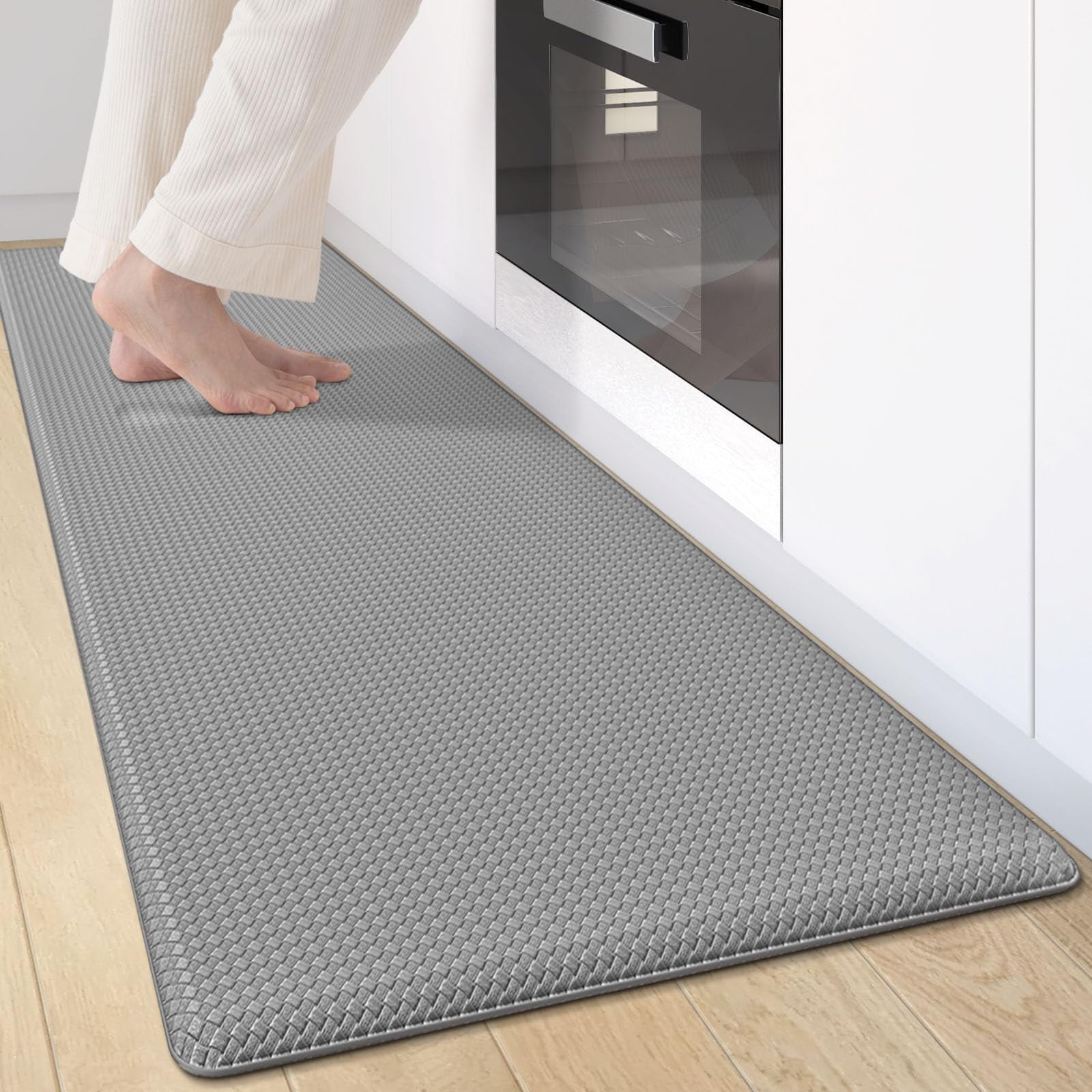 IOCOCEE Anti Fatigue Floor Mat 17.32x47 inches Non-Slip Standing Desk ...