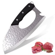 Orblue Premium Meat Cleaver, 7-Inch Stainless Steel Blade, Home Kitchen ...