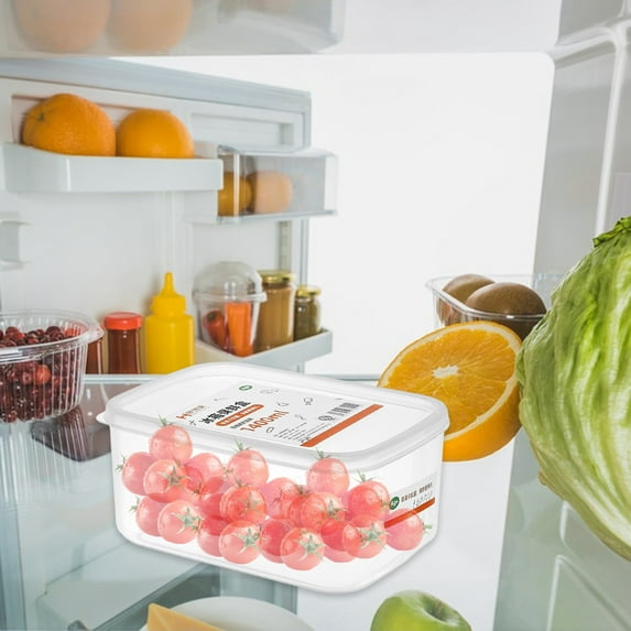 Kitchen Meat Refrigerator Storage Casket - Transparent Refrigerator ...