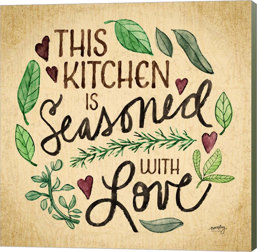 Kitchen Memories I (Kitchen seasoned) by Noonday Design, Canvas Wall ...