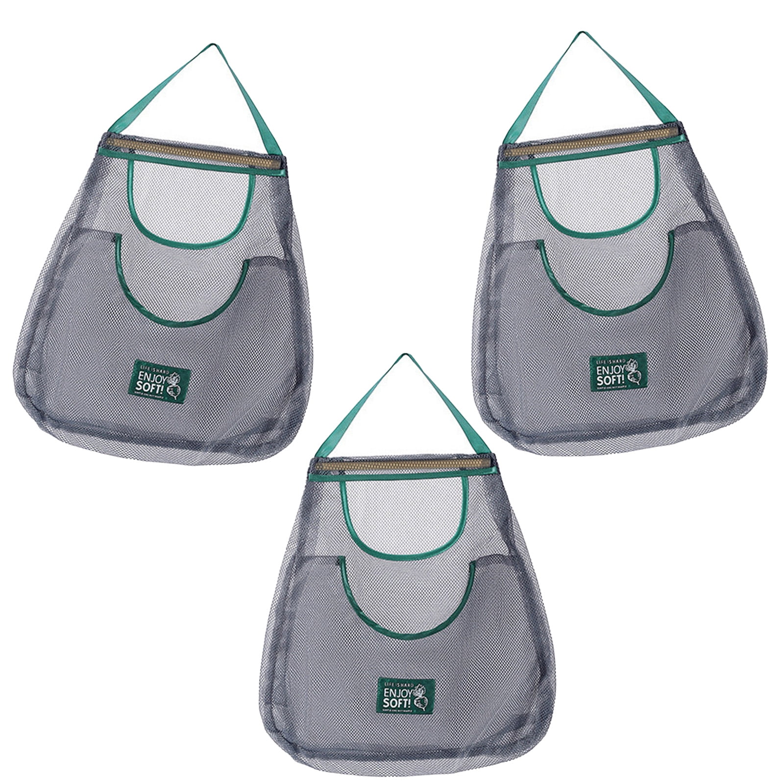 Kitchen Mesh Organizers Reusable Breathable Bags for Storage, Space ...