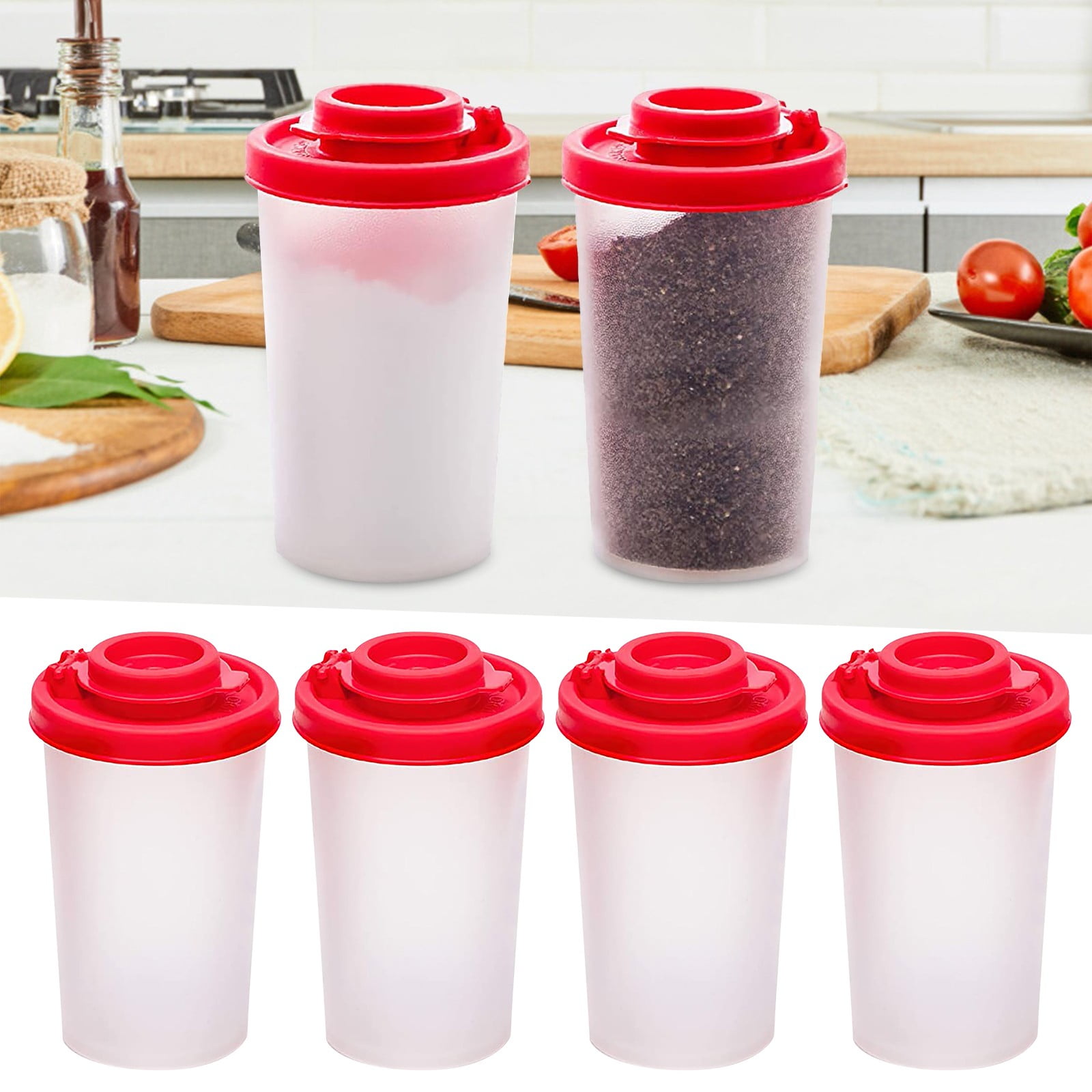Kitchen Mini Seasoning Jar Large 4Pc B, Hakers Shaker Camping To and ...