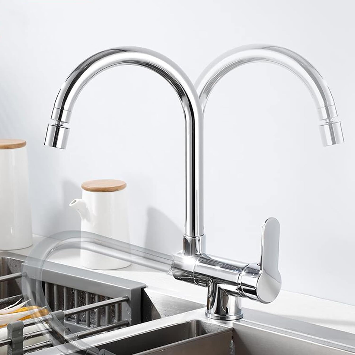 Kitchen Mixer Faucet Folding Inside Window, Kitchen Sink Faucets Brass ...