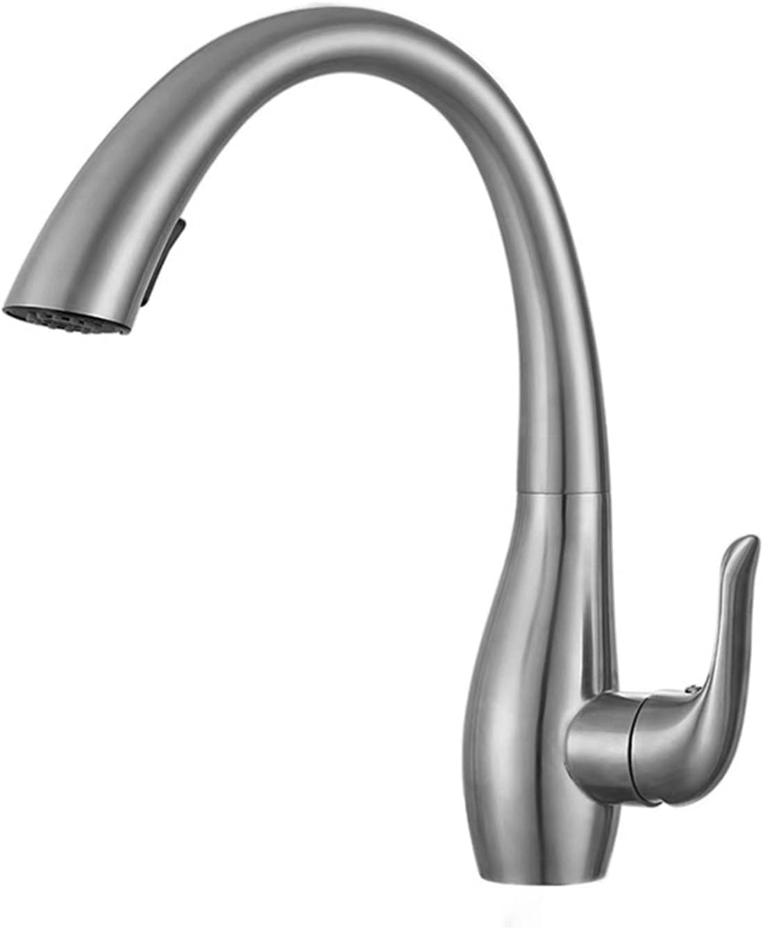 Kitchen Mixer Faucet with Pull Out Spray, Kitchen Faucets Stainless ...