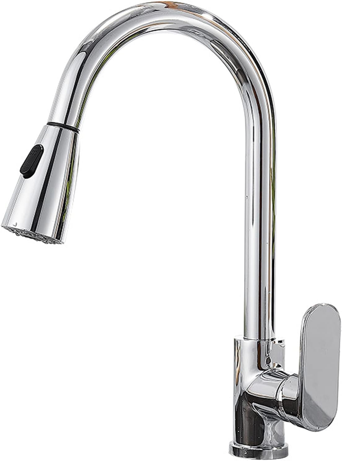 Kitchen Kitchen Mixer Tap with Pull Down Dual Function Sprayer Solid ...
