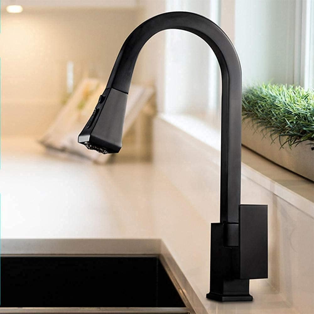 Kitchen Mixer tap Pull Out Spray,for Kitchen Sink,All Copper,Stretch ...