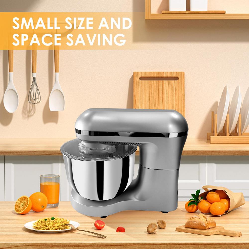 Kitchen Mixers, Electric Stand Mixer with Splash Guard, Portable Design ...