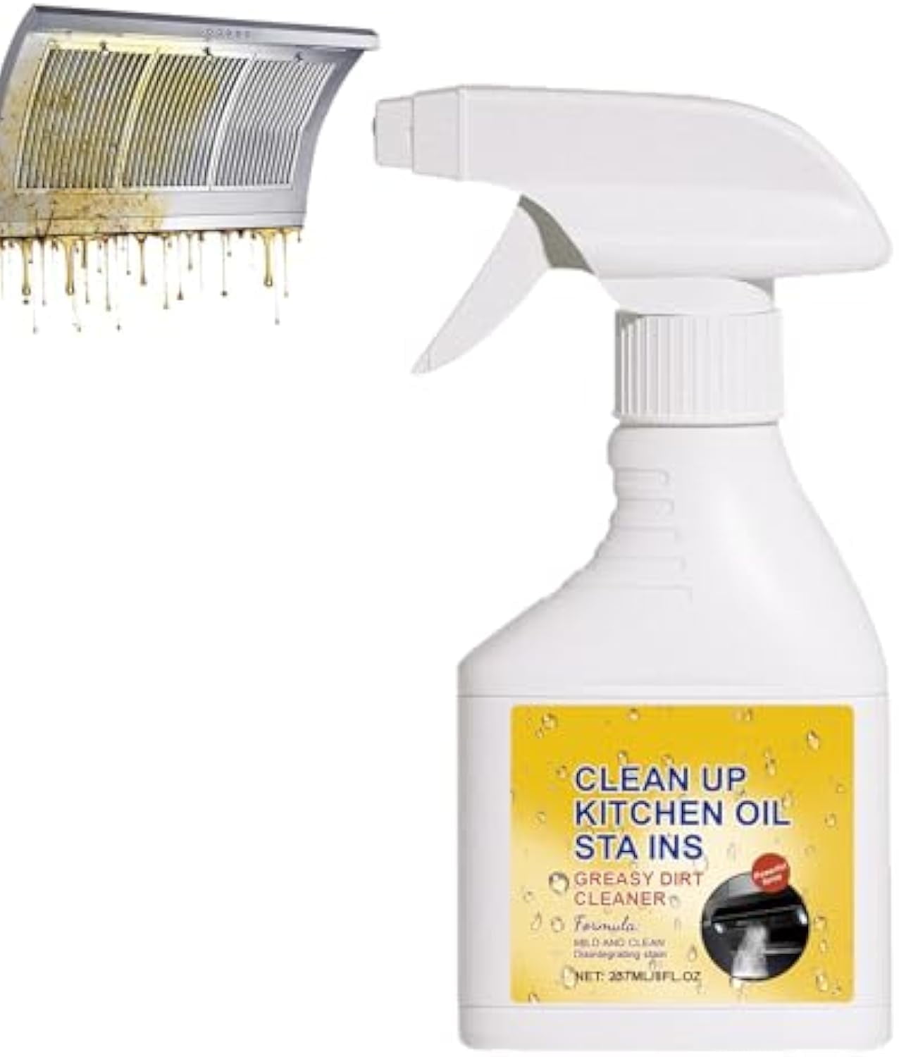 Kitchen Multi-Purpose Cleaner,2025 Upgrade Kitchen Heavy Oil Cleaner ...