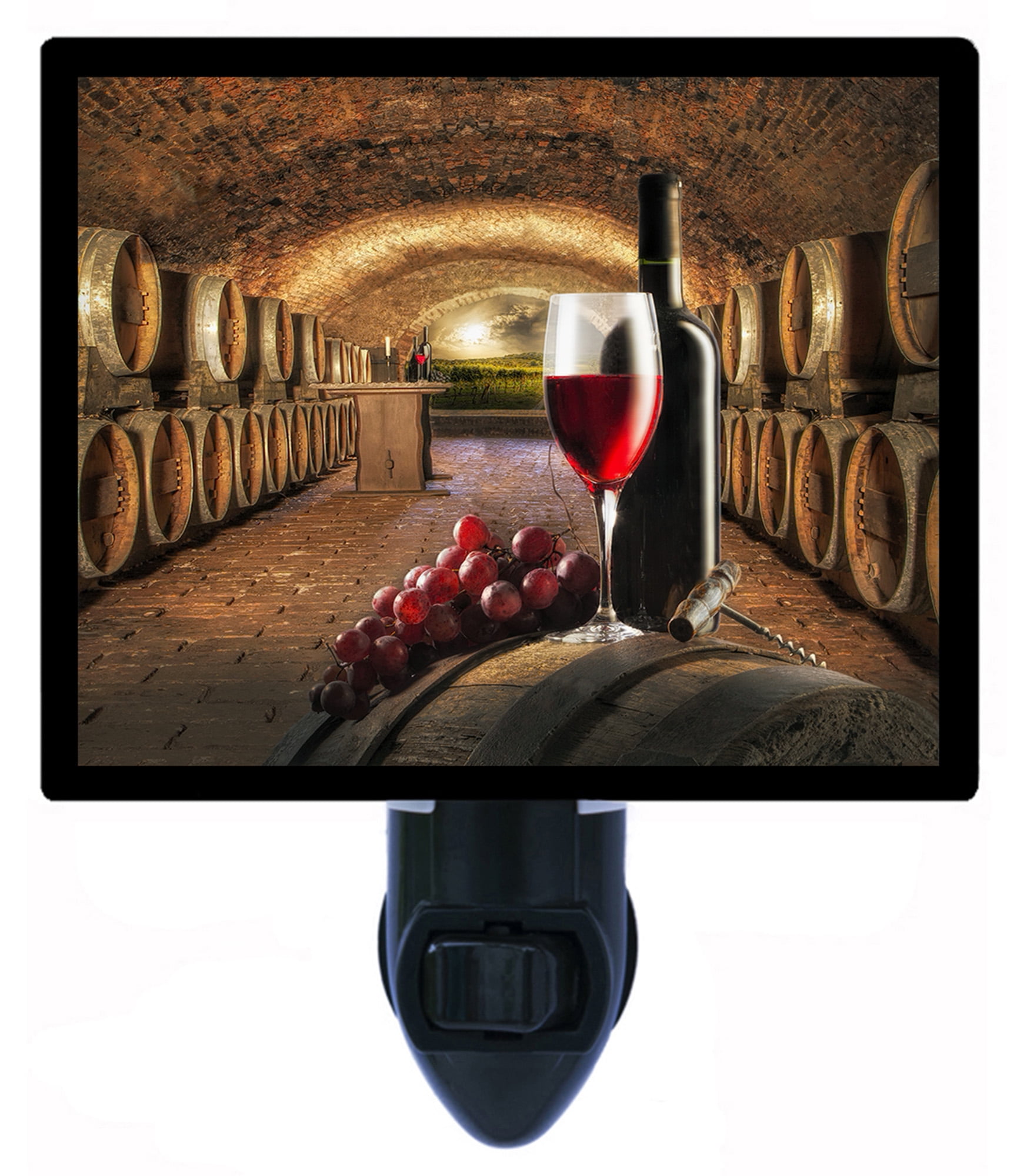 Night Light - Red Wine Cellar. | Kitchen Theme, Includes Free ...