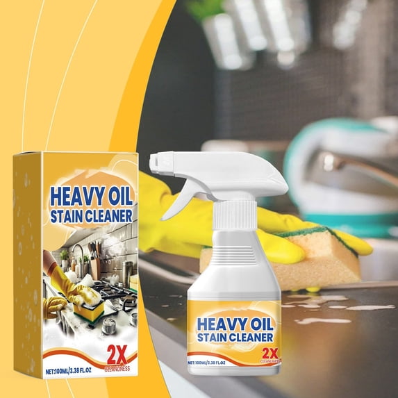Kitchen Oil Stain Remover Spray – Heavy Duty Kitchen Degreaser for ...