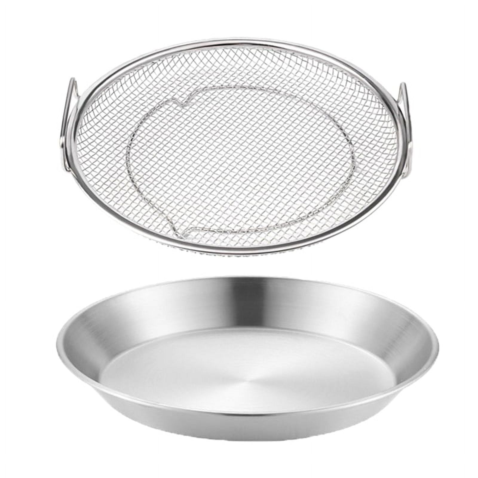 Kitchen Oil Strainer Pan Stainless Steel Frying Oil Strainer Pan Fine ...
