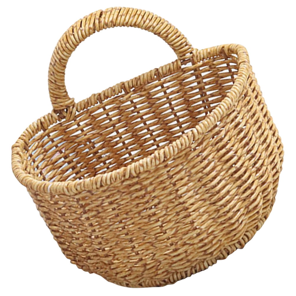 Kitchen Onion Ginger Garlic Storage Basket Bathroom Back-mounted Wall ...