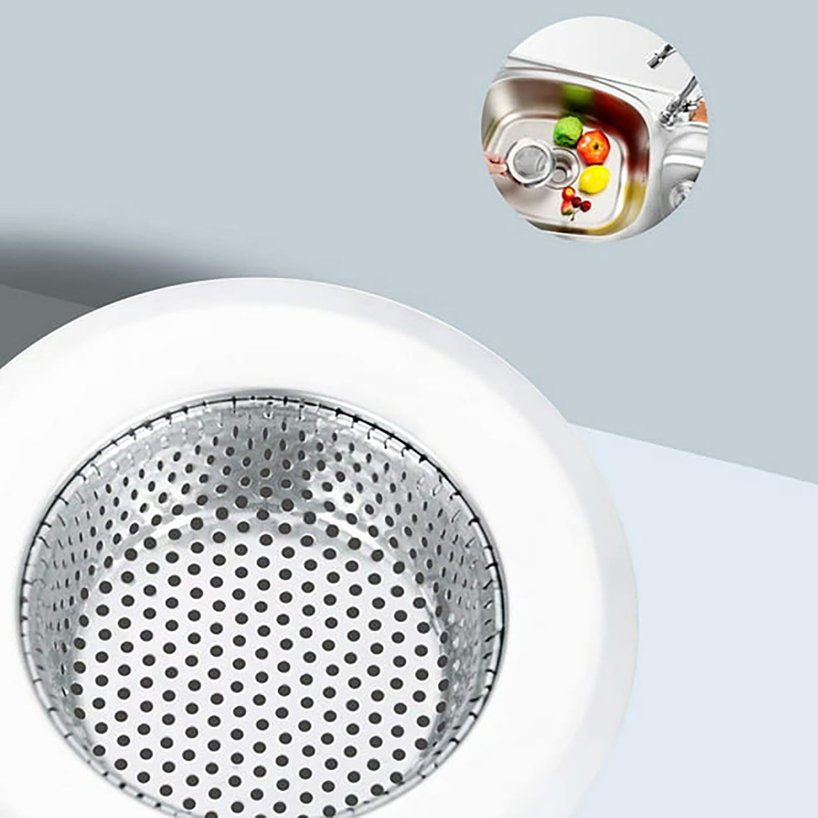 Sink Screens for Drains, Bathtub Screen for Drain 4Pcs Stainless Steel ...