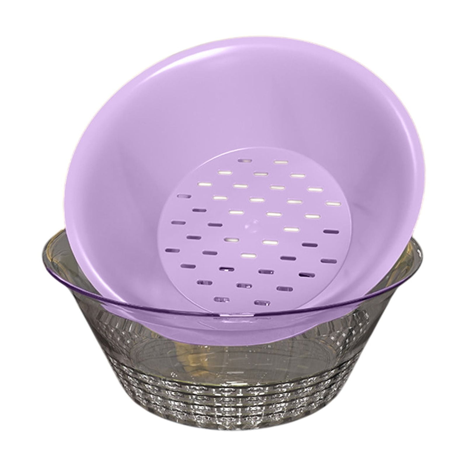 Kitchen Organizer Drainage Basket - Food Safe Plastic Storage Container ...