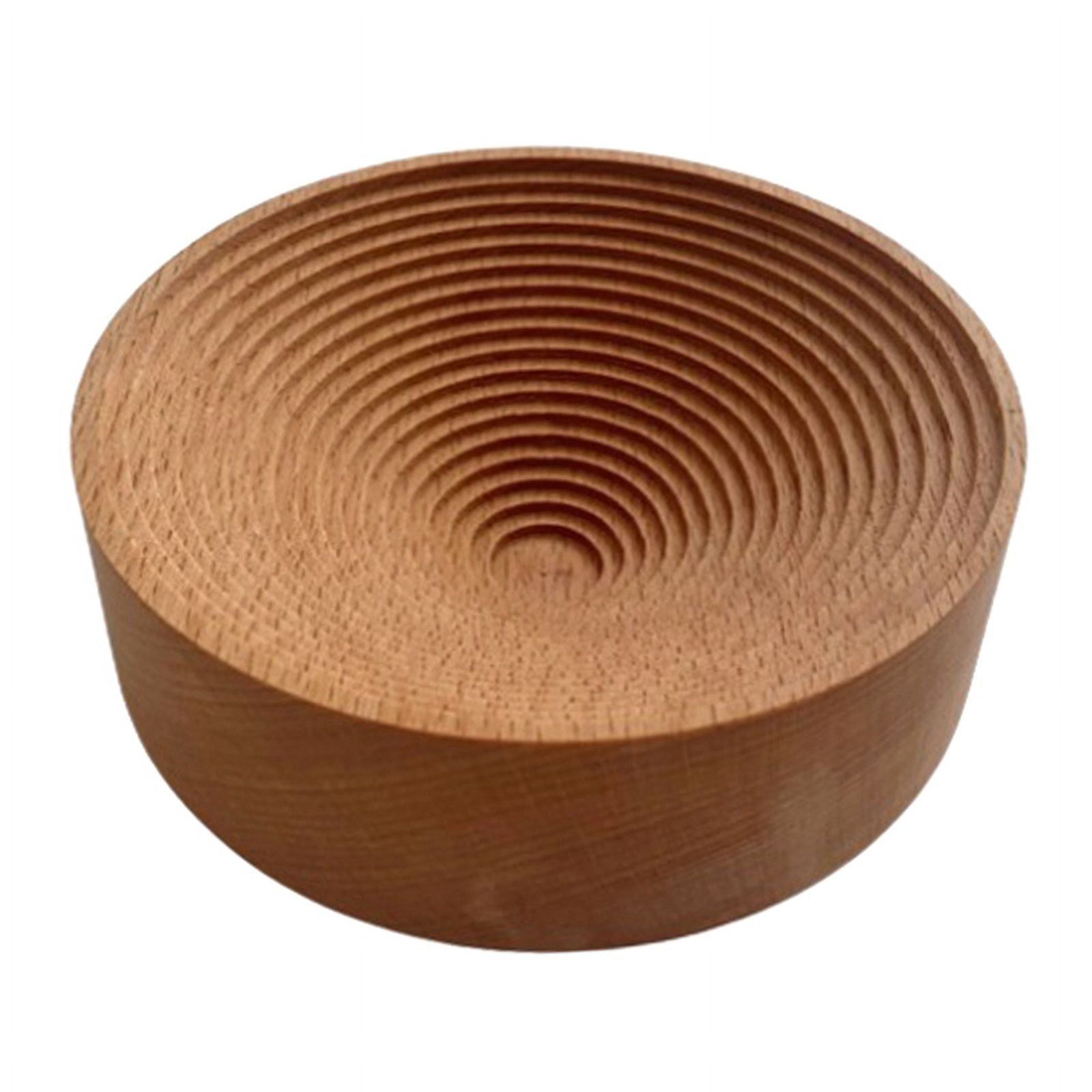 Kitchen Organizer Wooden Spiral Tray Decoration Food Plate Tray Candle ...
